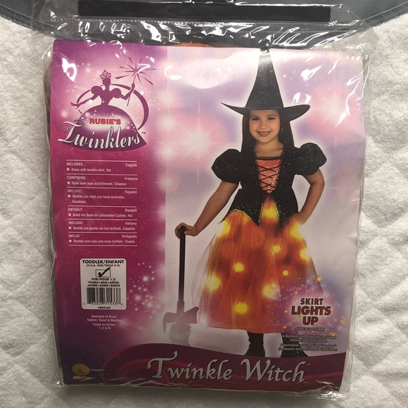 Costumes | Twinkle Witch Toddler Girls Halloween Costume | Poshmark